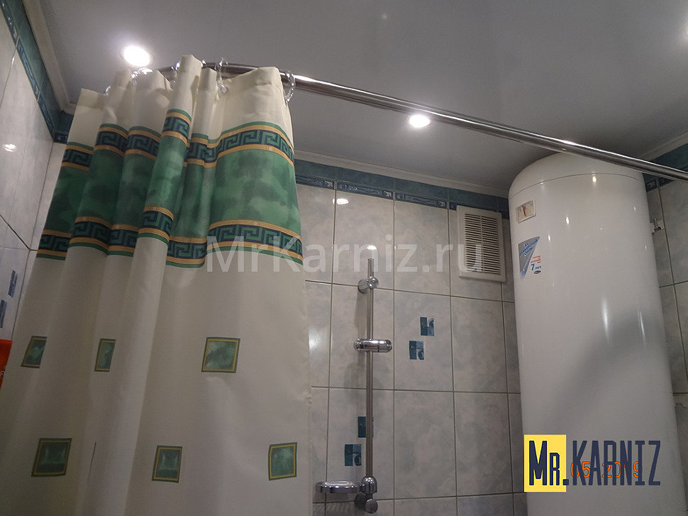 Установка карниза для ванной MrKARNIZ